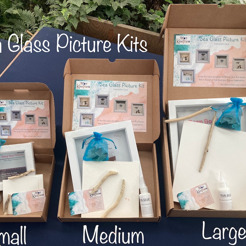 Sea Glass Art Craft Kit - Etsy UK