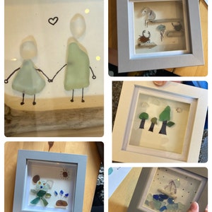 Create Your Own Sea Glass Picture Craft Kit - Etsy