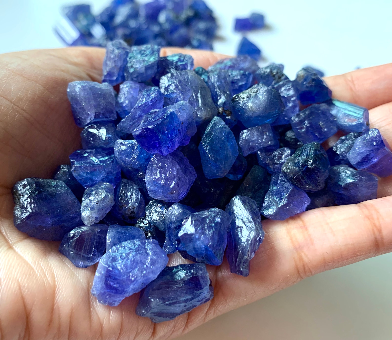 Natural Tanzanite Untreated Rough Raw Tanzanite Rough Blue | Etsy