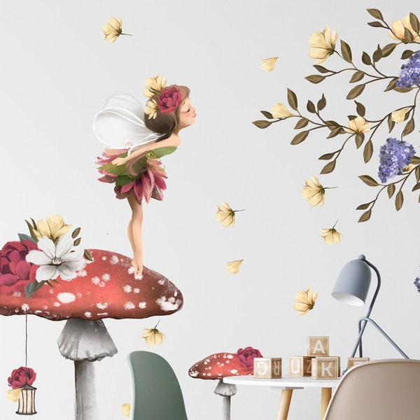 Fairy Wall Decal - Etsy