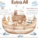 Noah’s Ark Wall Stickers for Sunday School – Removable Bible Classroom ...