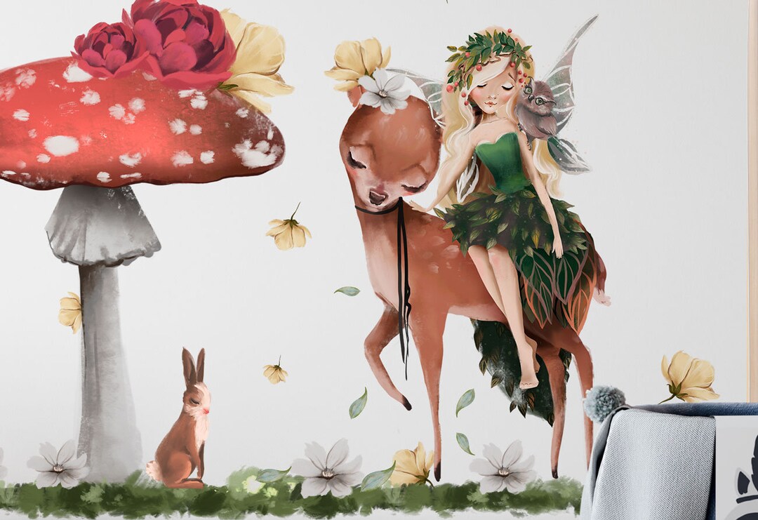 Fairy Wall Decals / Fairy Wall Sticker, Fairy Wall Decals, Fairy Wall ...