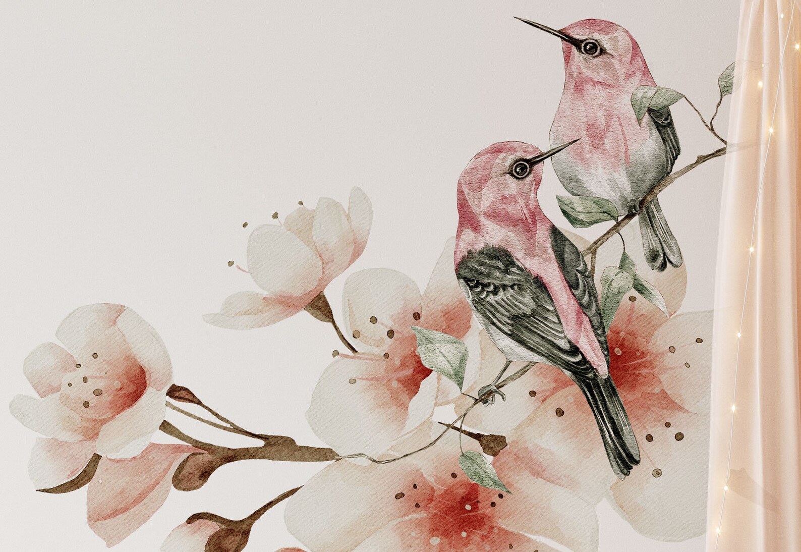 Cherry Blossom Decal Sakura Wall Decal Floral Decor - Etsy