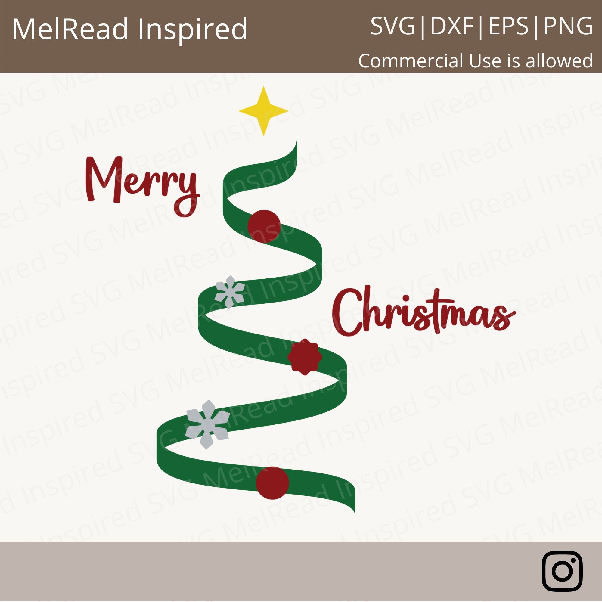 Christmas Tree Svg Merry Christmas Svg Winter Svg Christmas Svg Digital ...