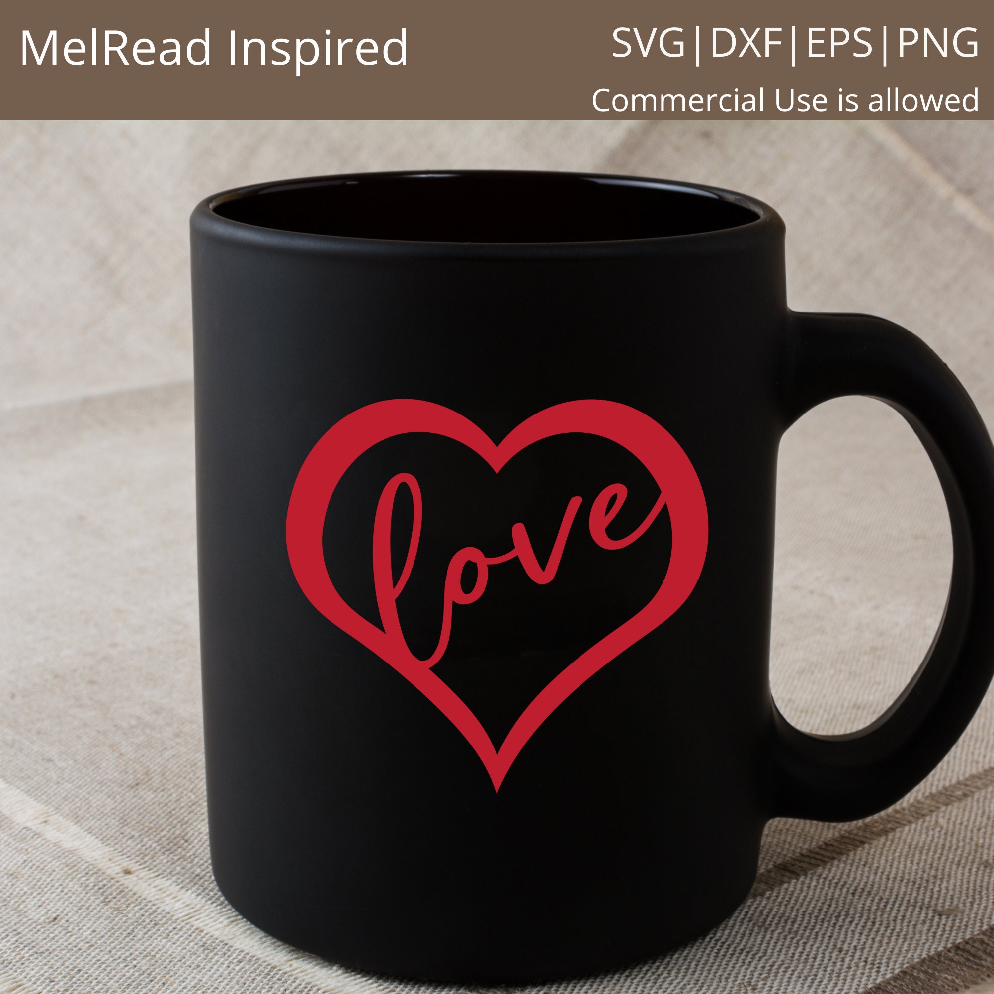 Love Svg Heart Svg Valentines Day Cut File Digital File Cricut Cameo - Etsy