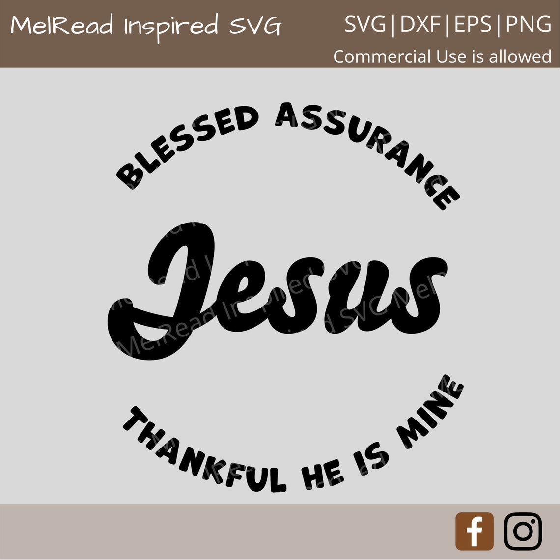 Blessed Assurance SVG - Jesus Svg - Christian Svg - Religious Svg ...