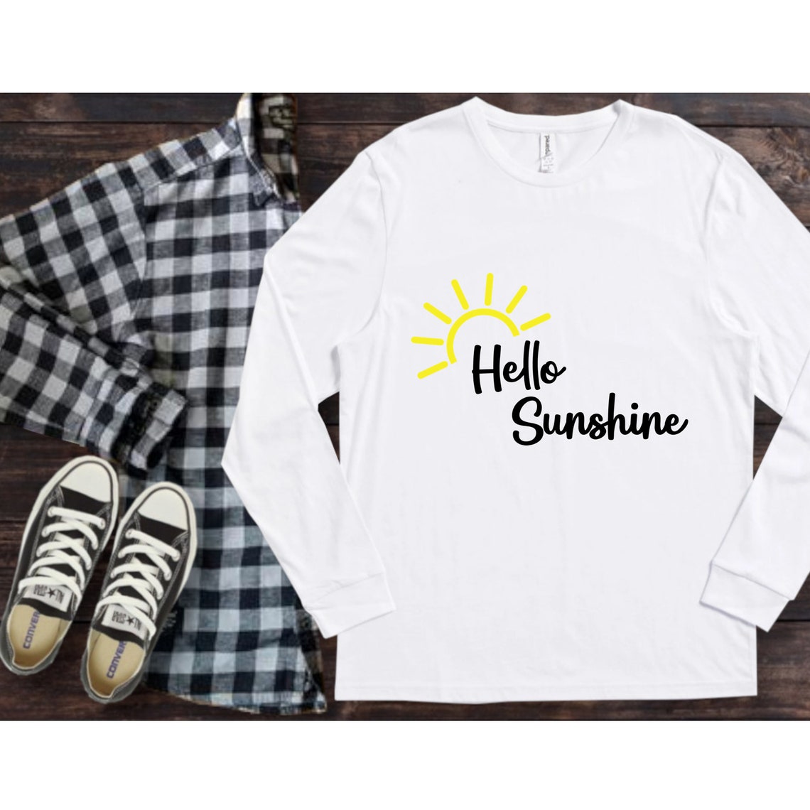 Hello Sunshine Svg Sunshine Svg Positive Svg Cricut Cut Files ...
