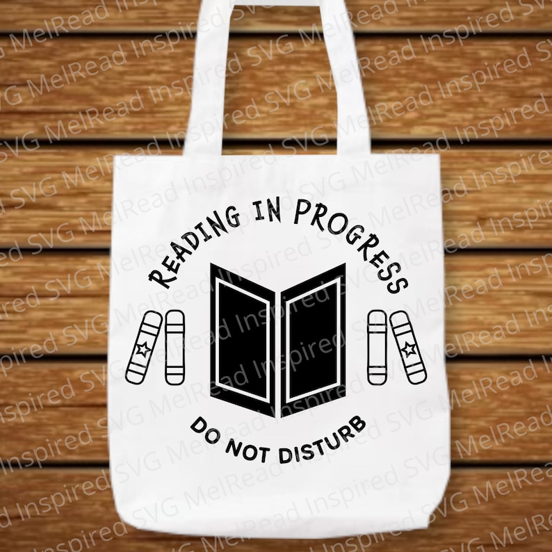 Reading in Progress Svg - Reading Svg - Book Svg - Library Svg - Do Not ...