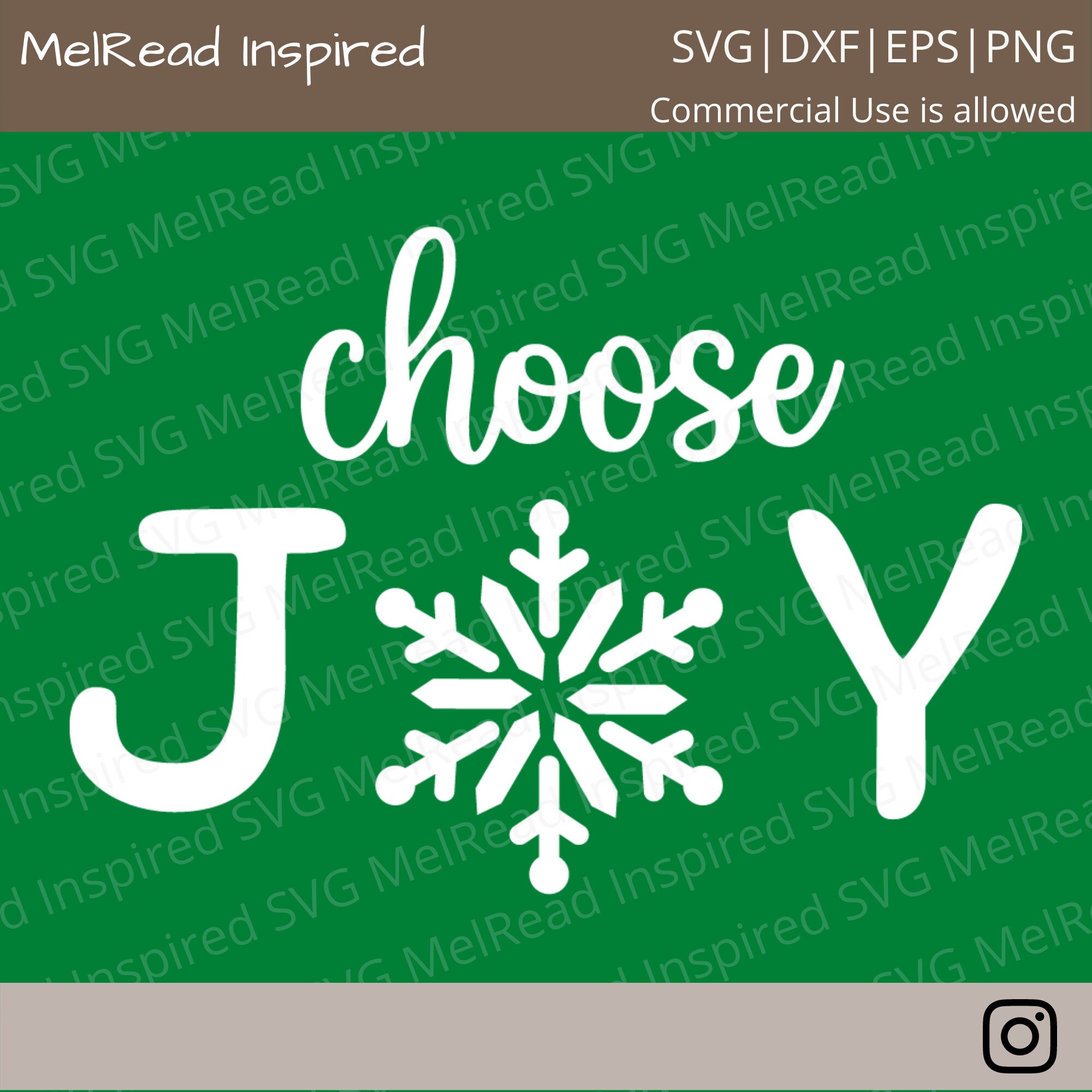 Choose Joy Svg Joy Svg Snowflake Svg Winter Svg Christmas Svg Cut File ...