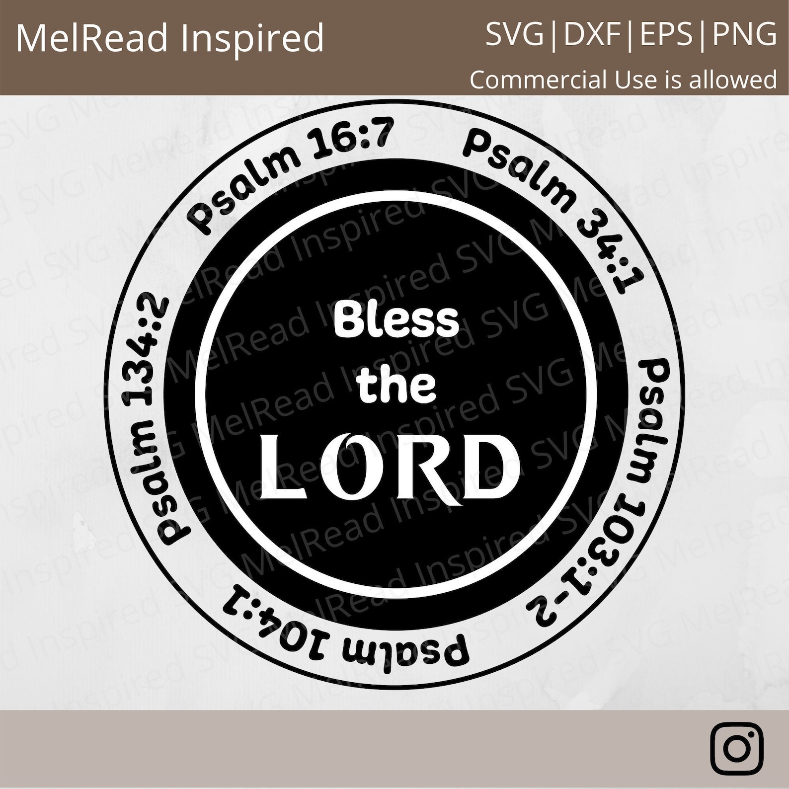 Bless the Lord Svg - Psalm Svg - Scripture Svg - Christian Svg ...