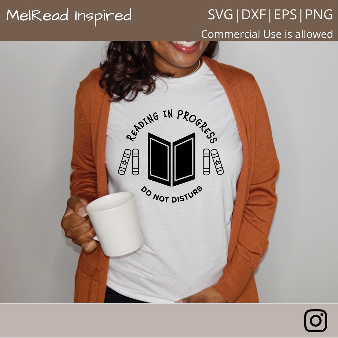 Reading in Progress Svg Reading Svg Book Svg Library Svg - Etsy
