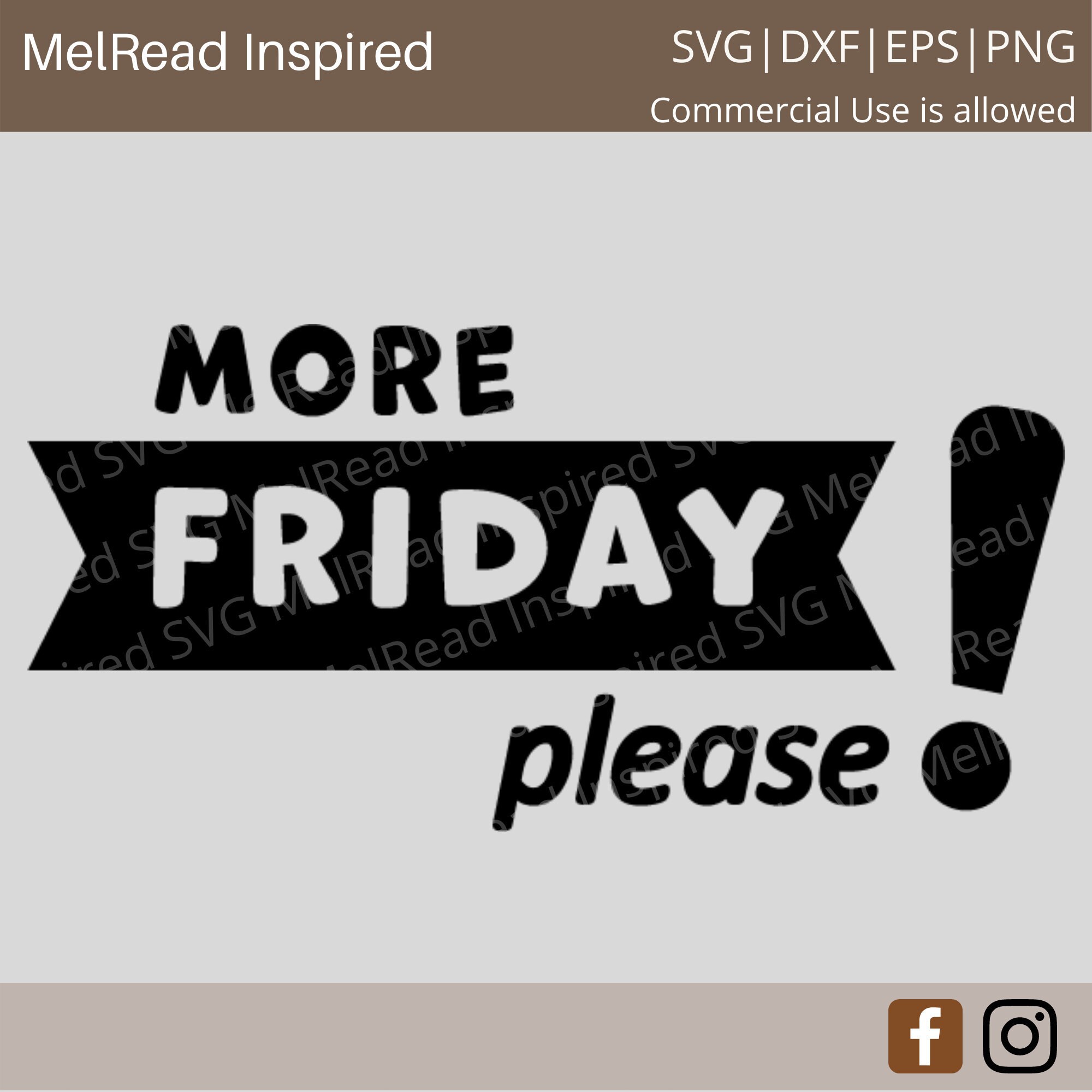 More Friday Please Svg - Friday Svg - Weekend Svg - Cut File for Cricut ...