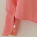 70s Salmon Pink Blouse/vintage Embroidery Blouse/french Vintage - Etsy