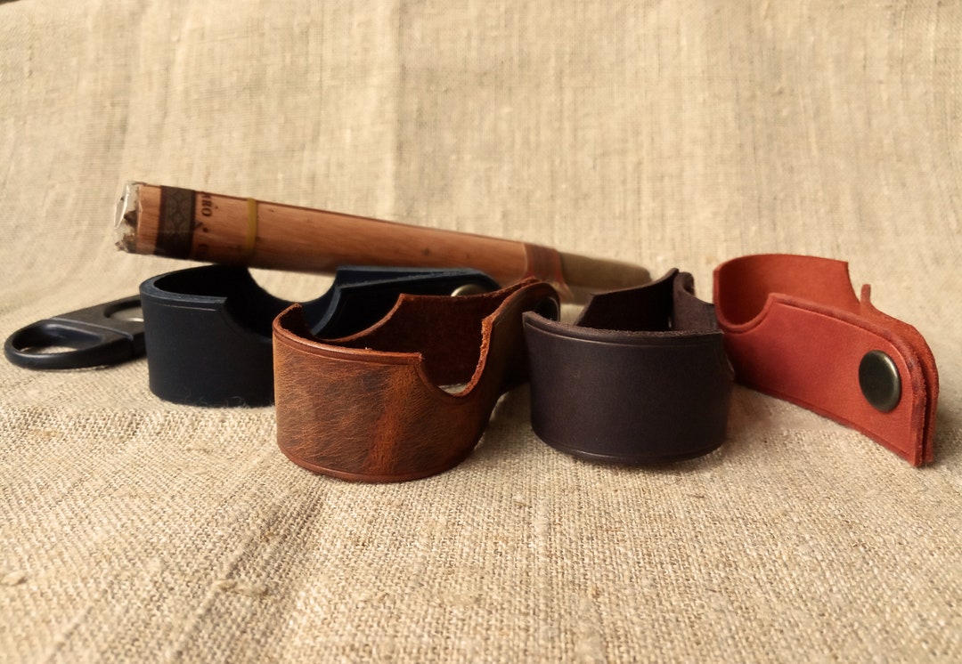 Leather Cigar Rest Leather Personalized Cigar Stand Cigar Gifts Leather ...