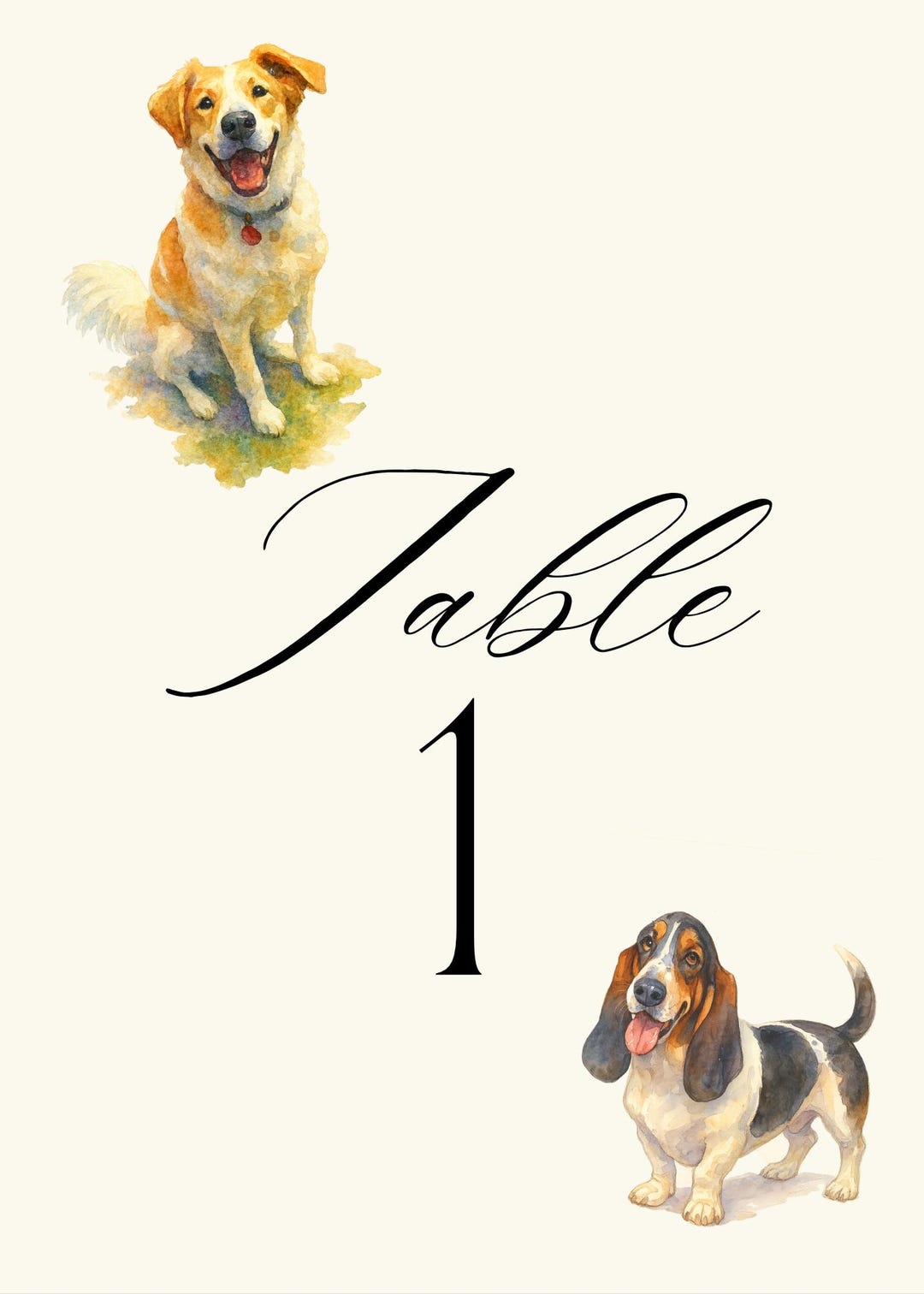 Custom Pet Table Numbers - Etsy