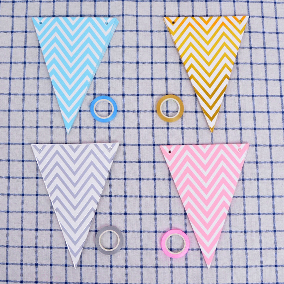 Happy Birthday Banner Triangle Banner Decor Birthday Party | Etsy