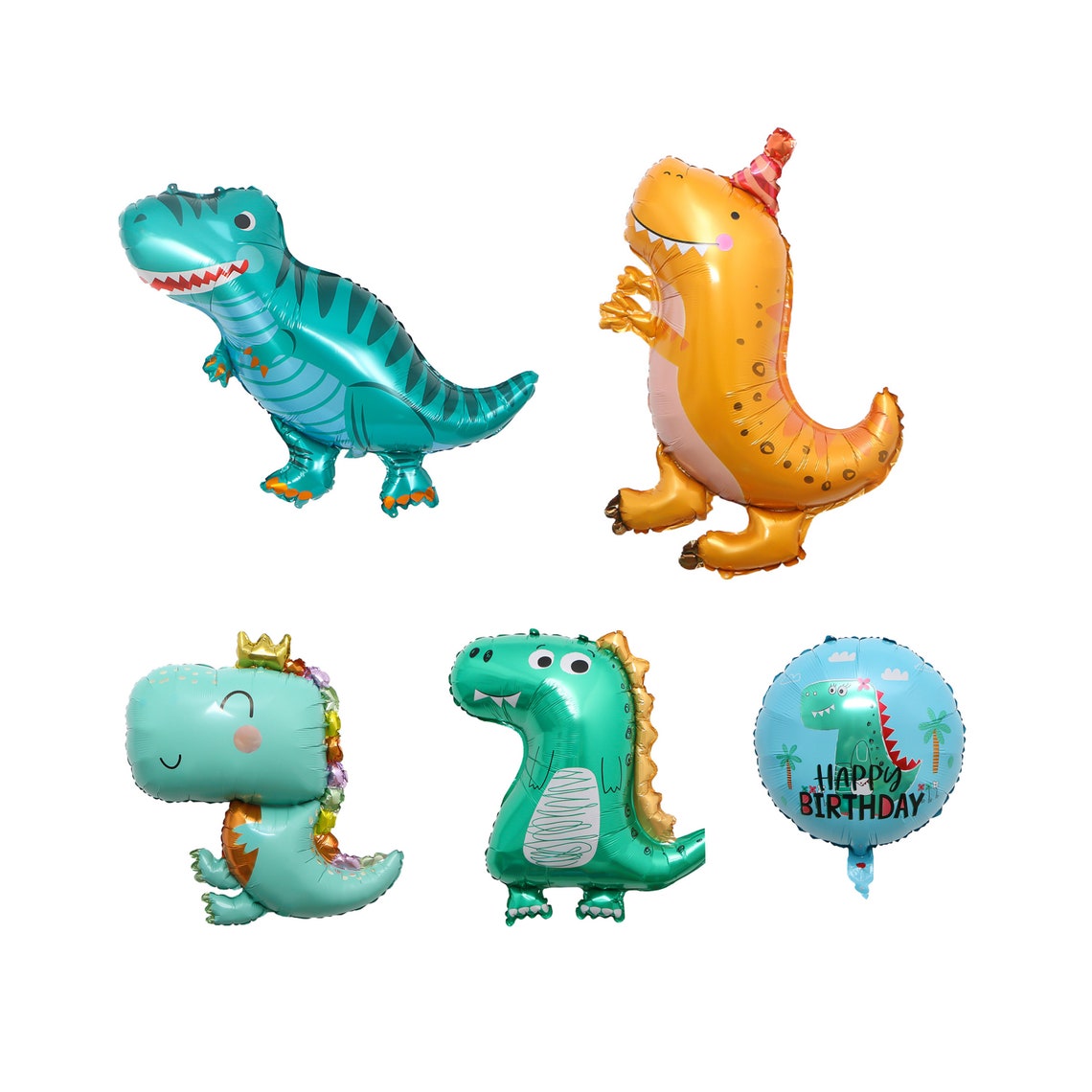 Dinosaur Balloon Party Decor for Kids Birthday, Jumbo Baby Dinosaur ...
