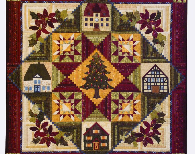O Tannenbaum 12 Pattern Block of the Month Quilt Pattern - by Yolande ...