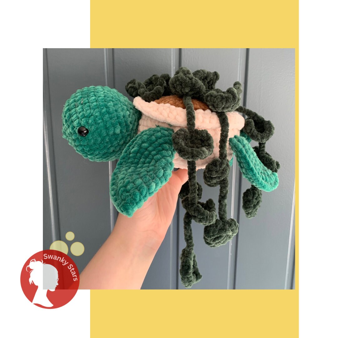 String of Hearts Turtle Plushie ready to Ship - Etsy