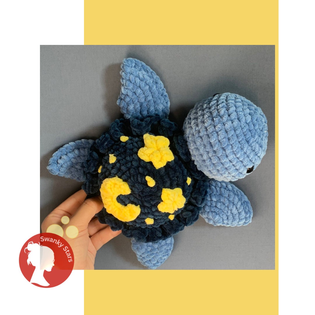 Starry Night Turtle Plushie - Etsy