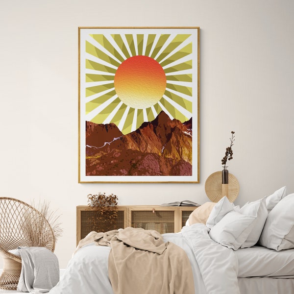 Psychedelic Sun - Etsy