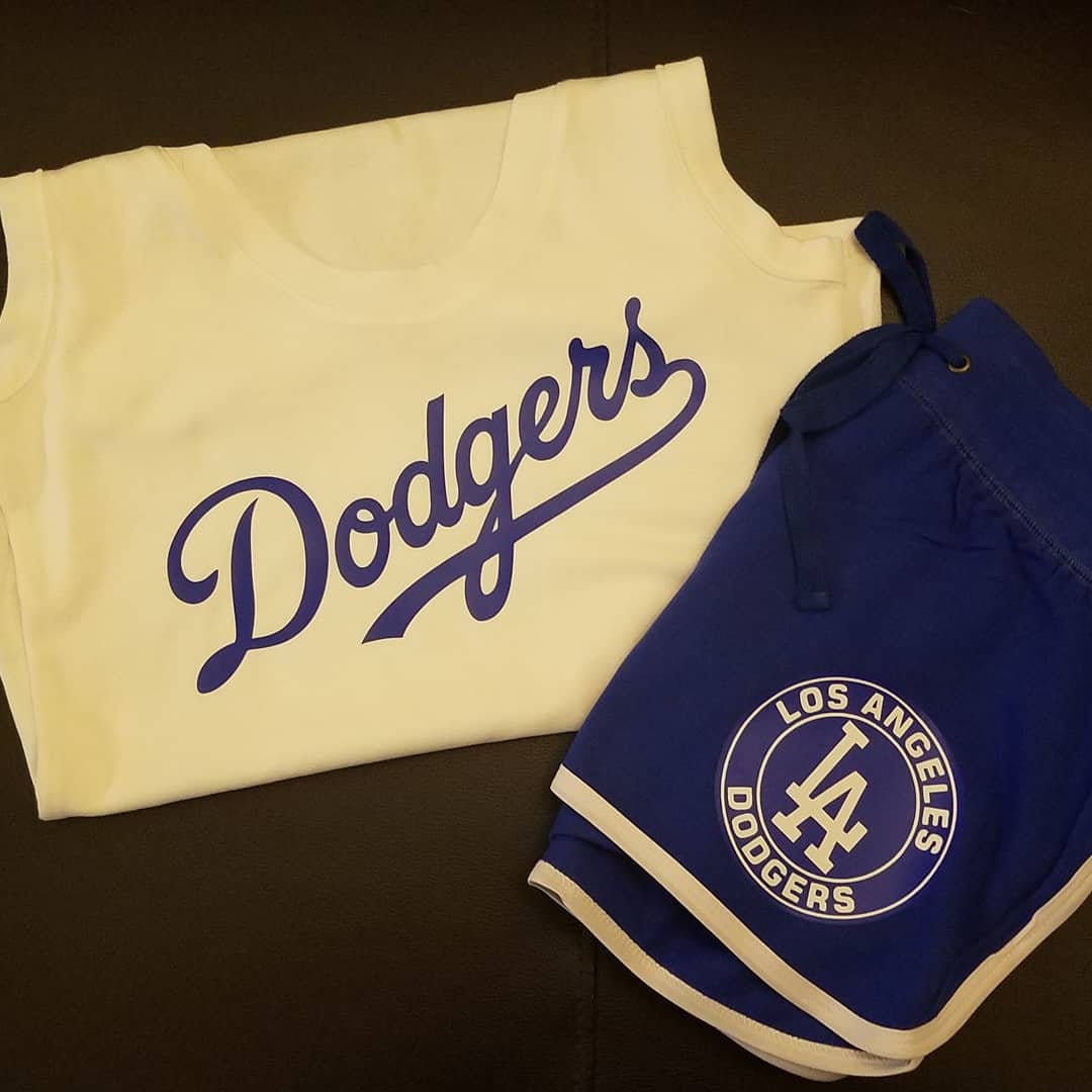 Dodgers Short Set - Etsy