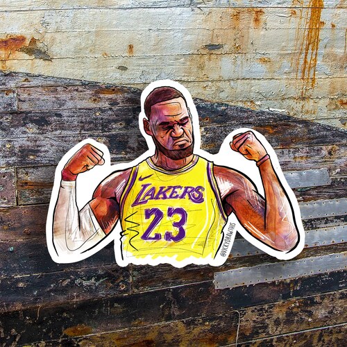 Lebron James Sticker - Etsy