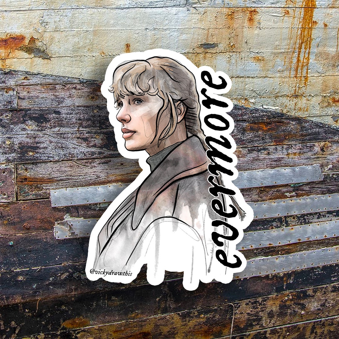 Taylor Swift Evermore Sticker - Etsy