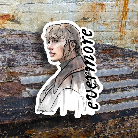 Taylor Swift Evermore Sticker - Etsy