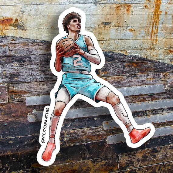 Lamelo Ball Jumping Sticker | Etsy