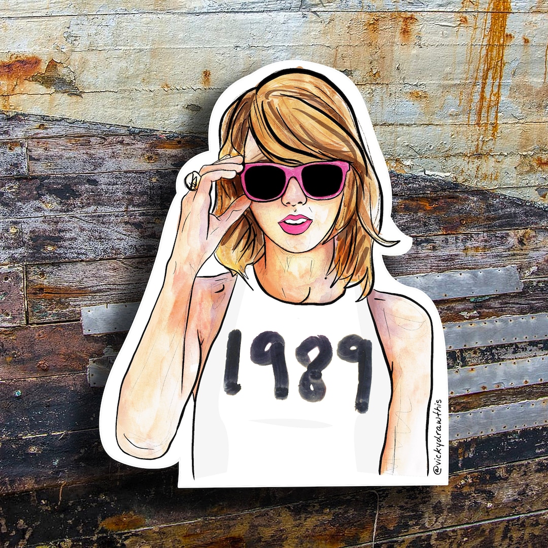 Taylor Swift 1989 Sticker - Etsy
