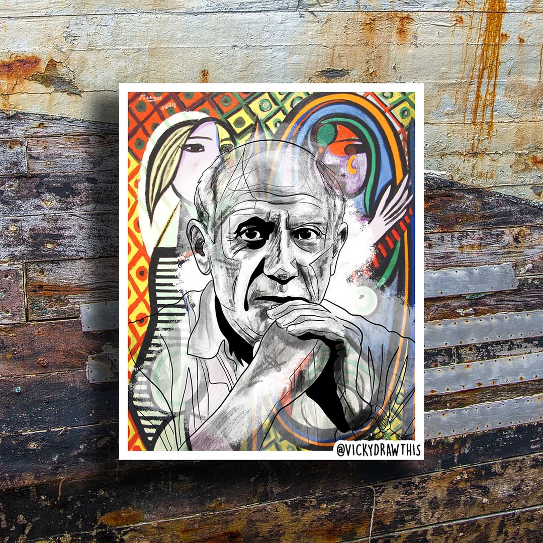 Pablo Picasso Sticker - Etsy
