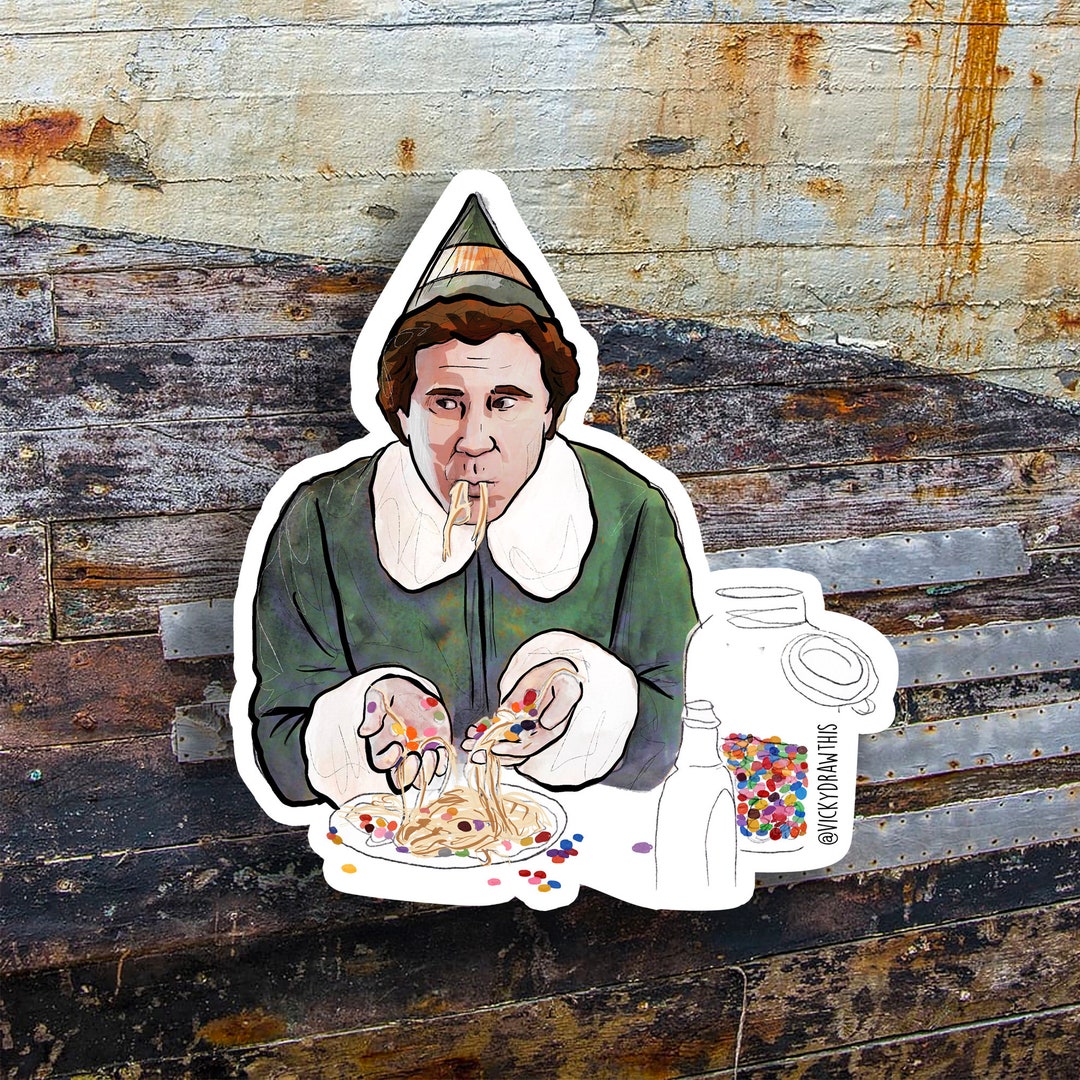 Buddy the Elf Sticker - Etsy