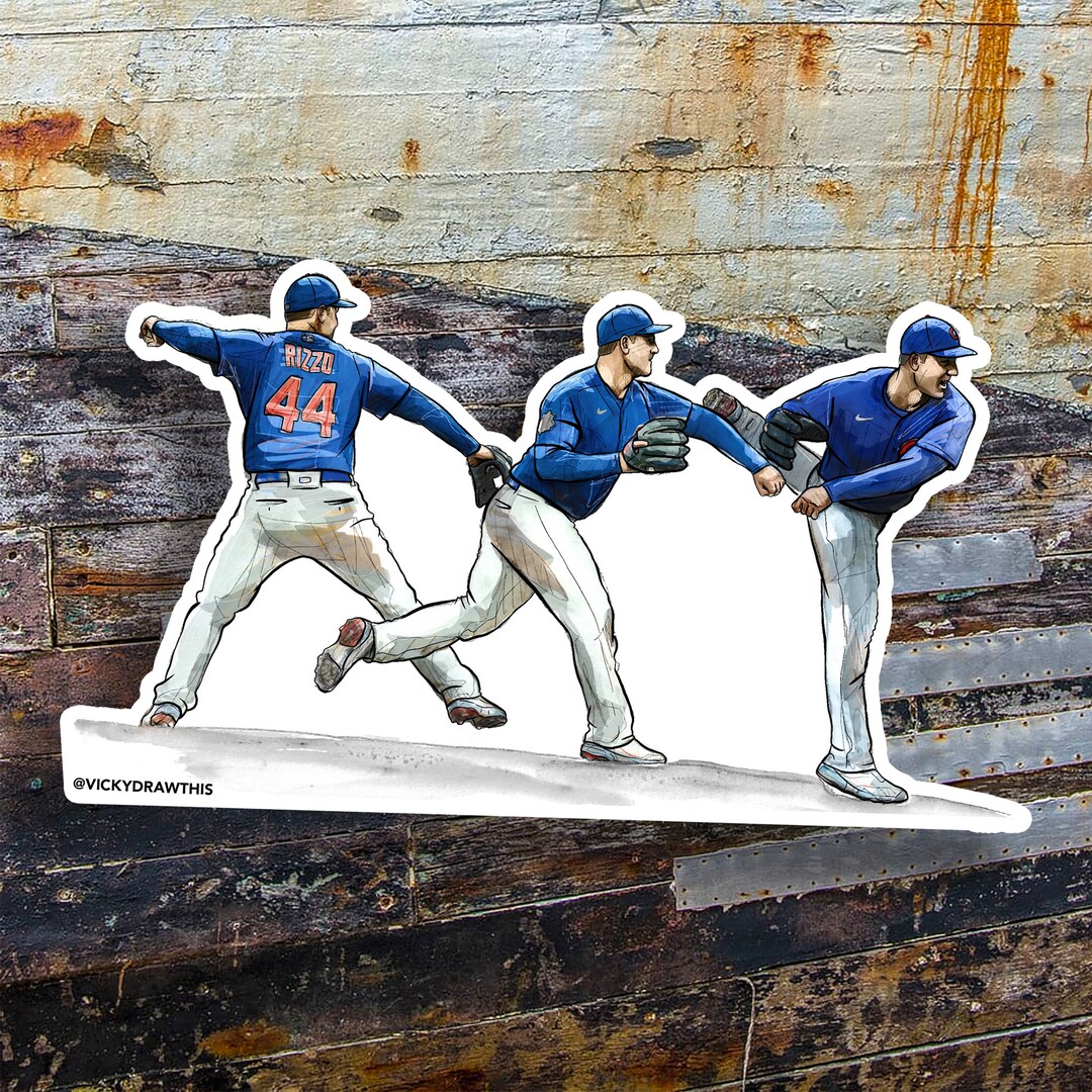 Anthony Rizzo Pitching Sticker - Etsy