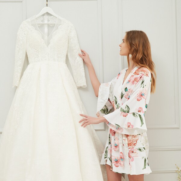 Bridesmaid Robes Floral - Etsy