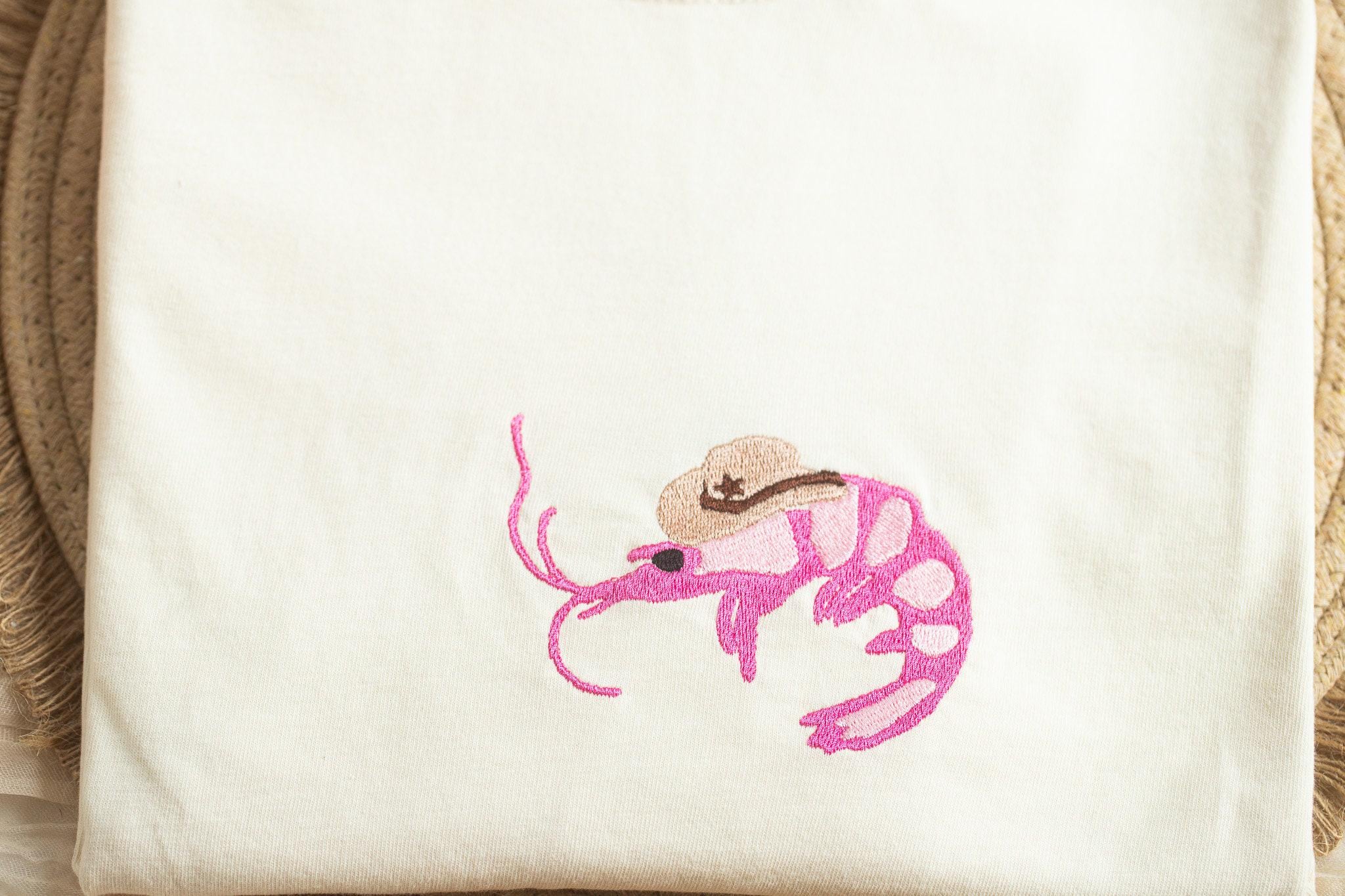 Embroidered Shrimp Sheriff Comfort Colors T-shirt: Goofy Gift - Etsy