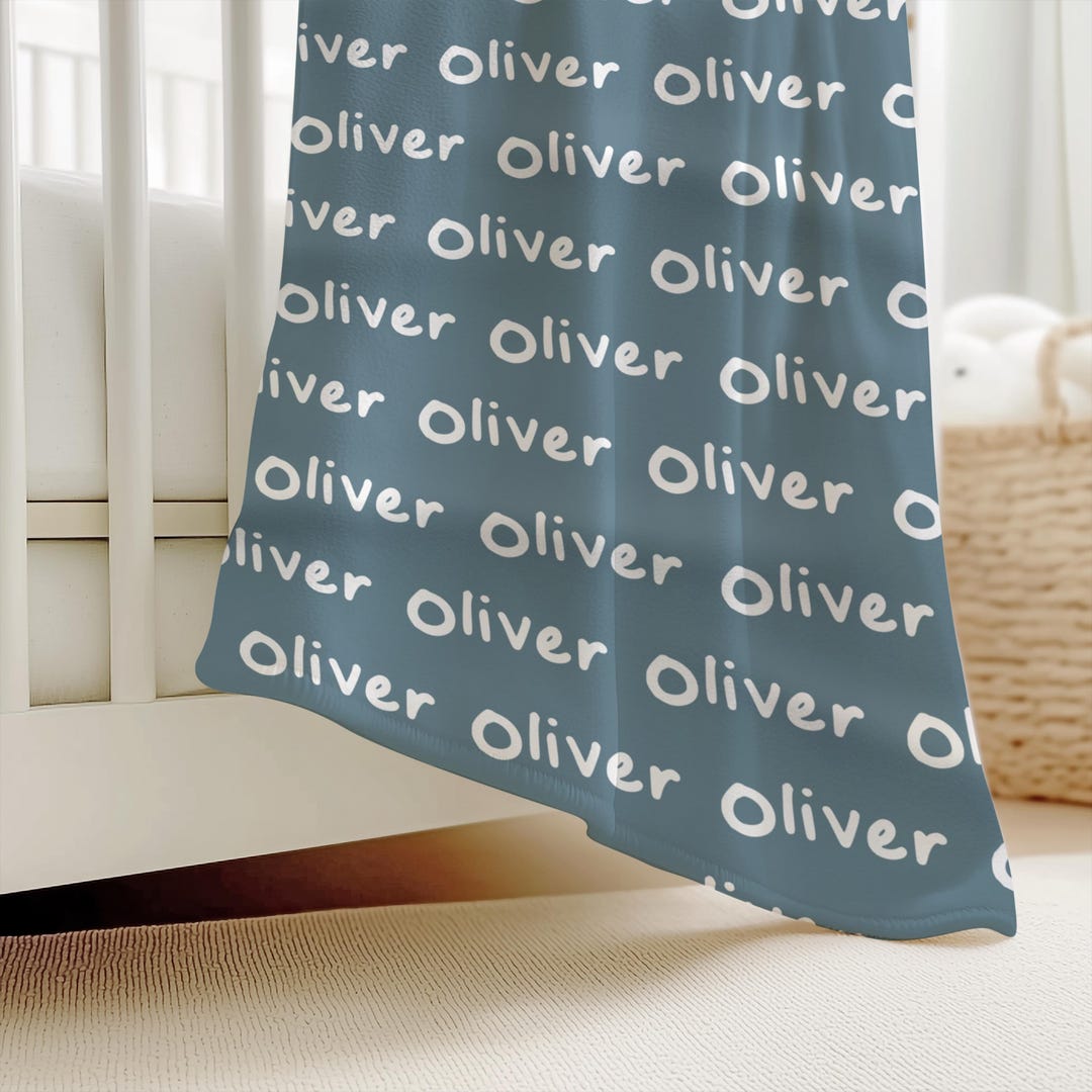 Personalized Baby Blanket, Custom Baby Name Blanket, Cute Baby Blanket ...
