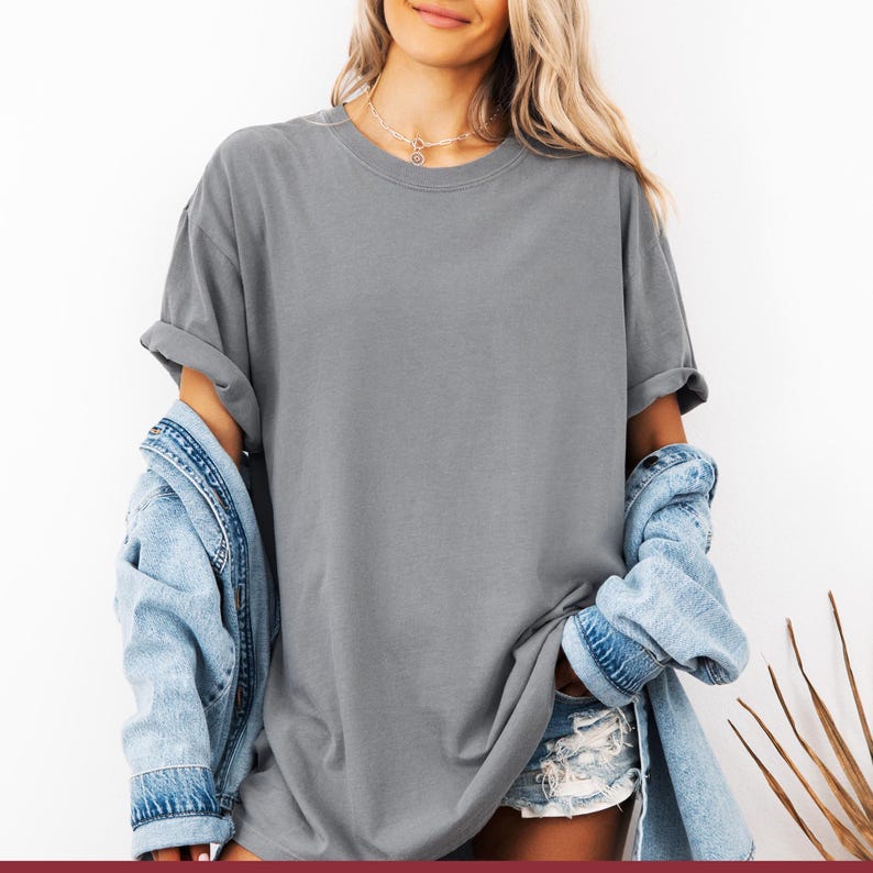 Blank Comfort Colors T-shirts, Embroidery T-shirts Garment Dyed - Etsy