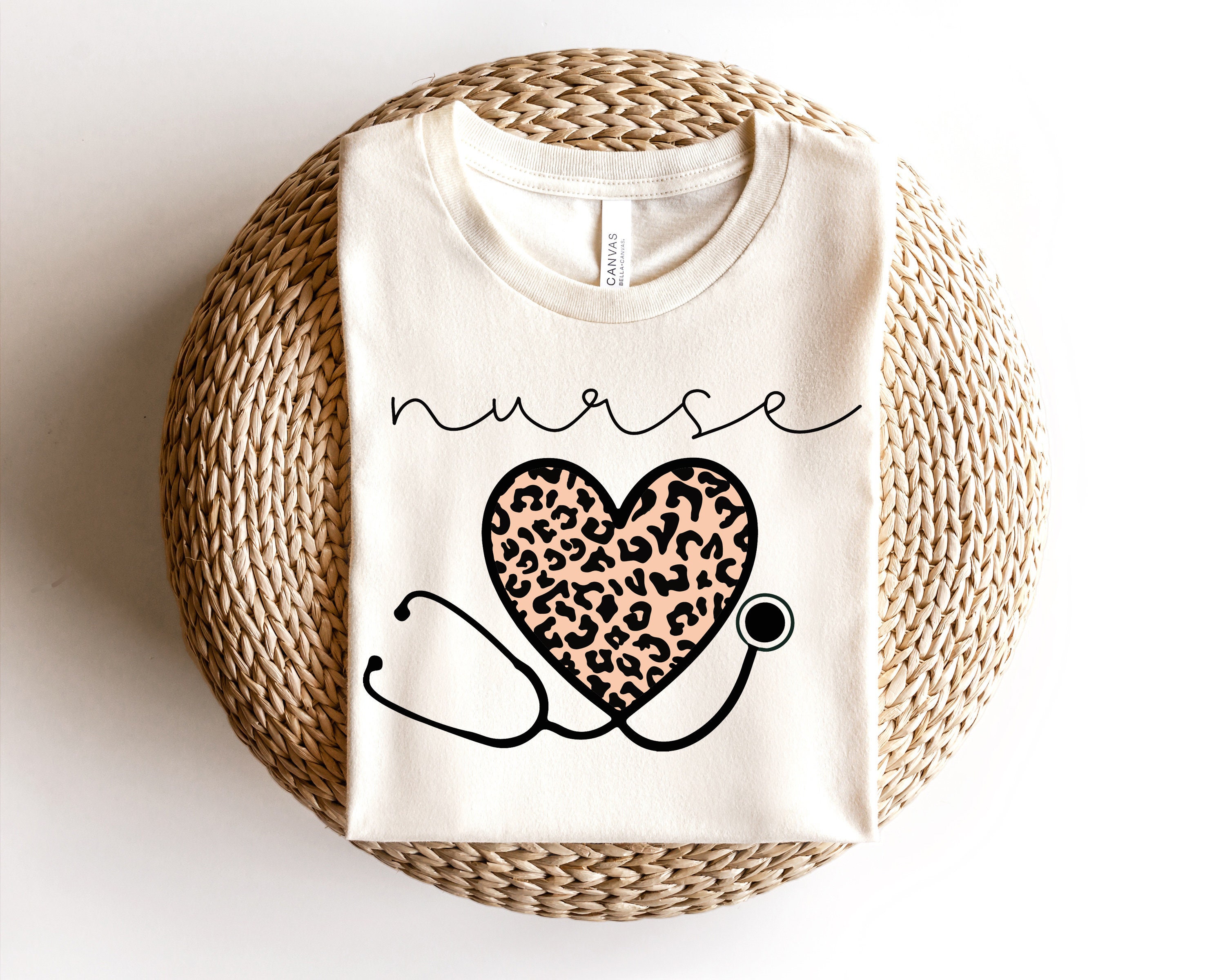 Nurse Shirt Leopard Nurde Shirt Gift Ideas for Nurses | Etsy