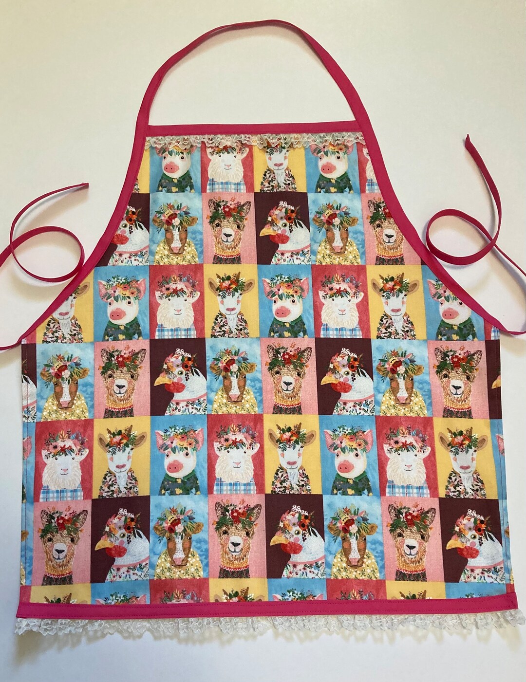 Farm Animal Apron, Fancy Animal Apron, Gift Fits Child Age 3-6 - Etsy