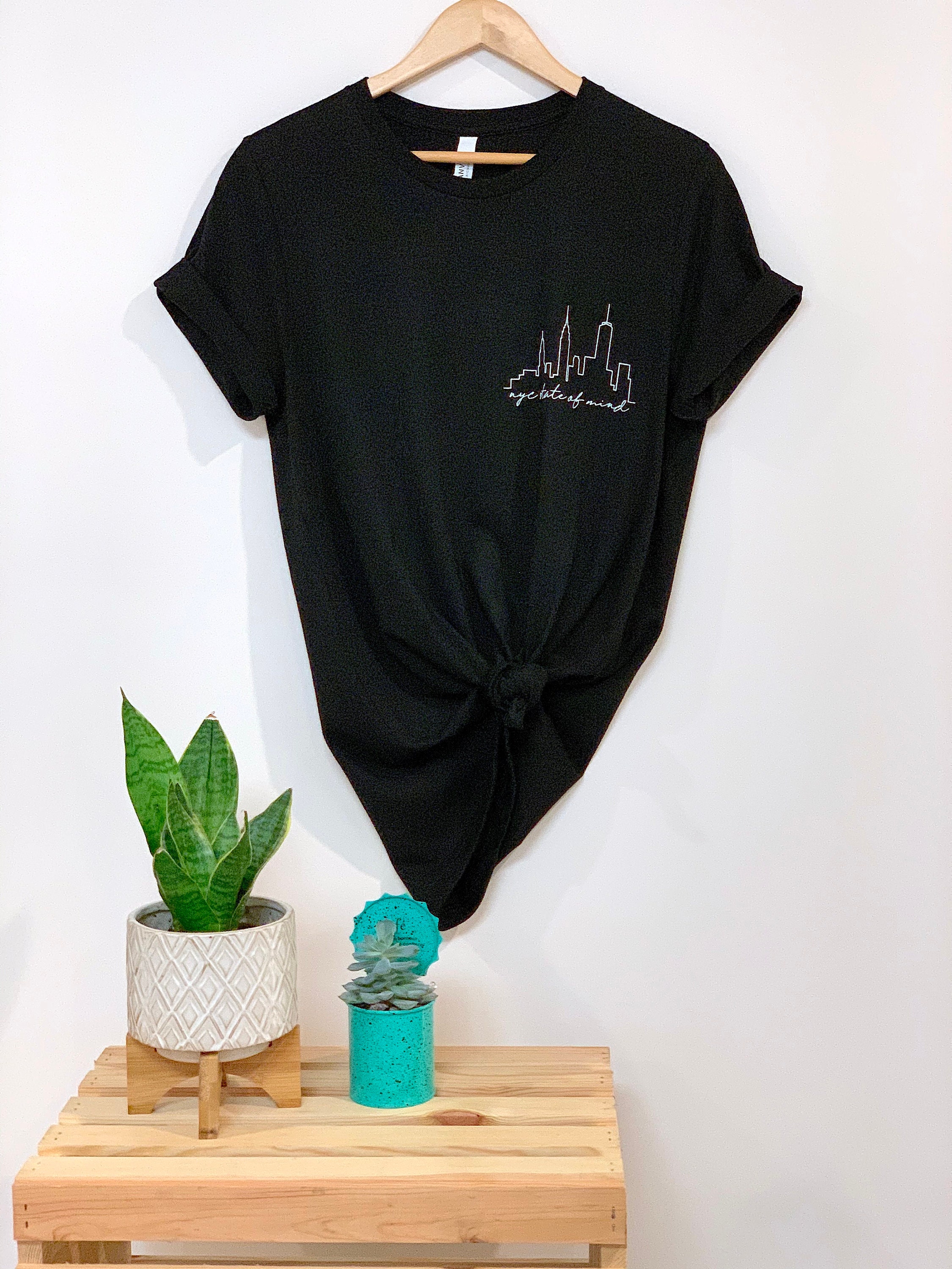 Minimal New York City Skyline T-shirt Abstract Line Art New | Etsy