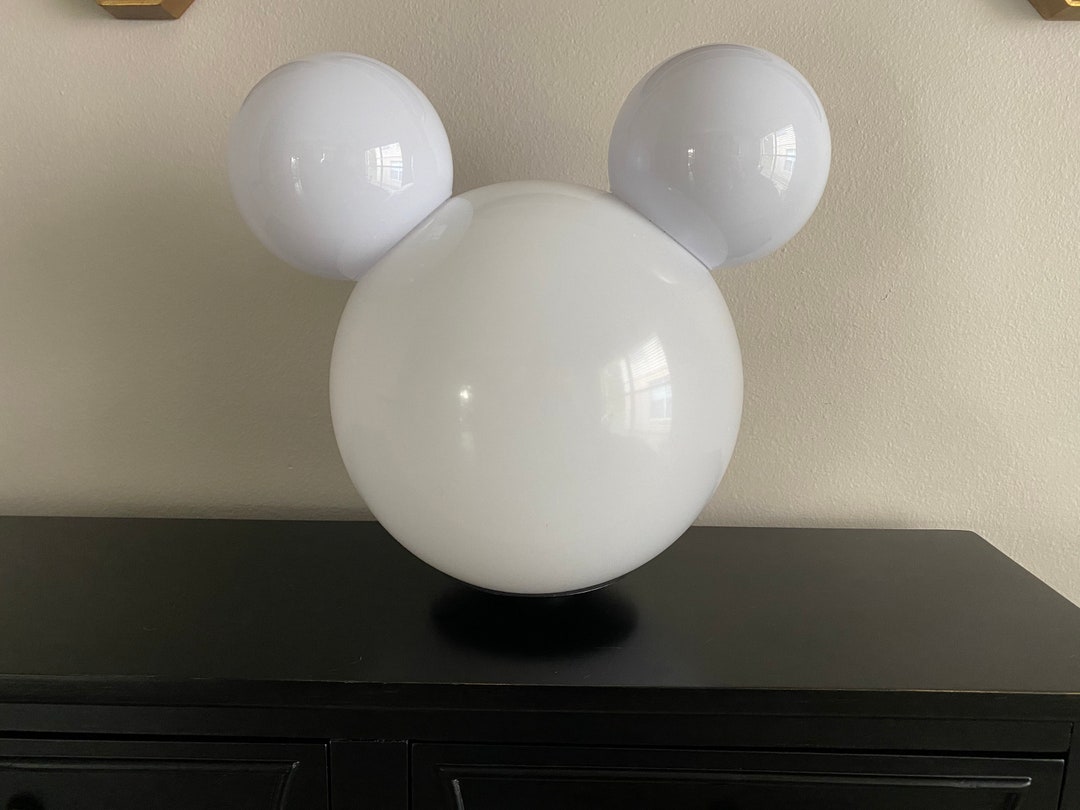 Mickey Lamp With Multi-colored LED Lights (globe Only) - Etsy