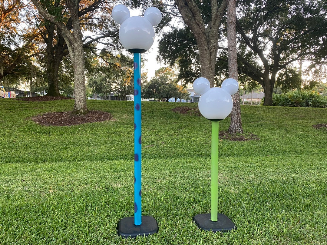 Monsters Inc. Mickey Lamp Poles Sold as A Pair limited Edition - Etsy