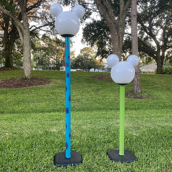 Mickey Mouse Lamp Post - Etsy