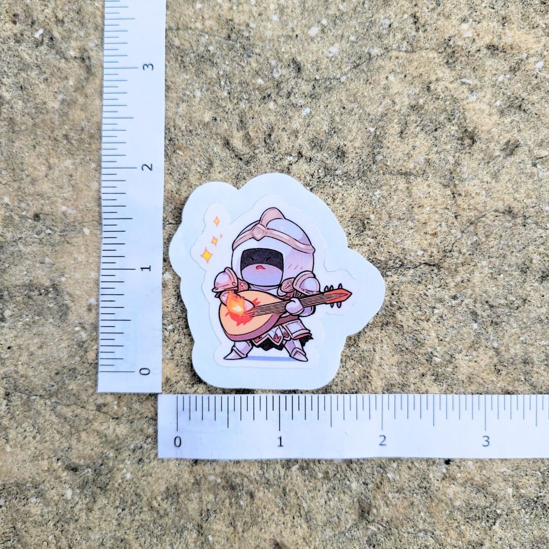 Sirewashington Bard Sticker Lute Guitar Fantasy Bard Sticker Hype ...