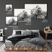 Two Cheetahs Wall Art, Cheetah Print Art in Black and White, African ...