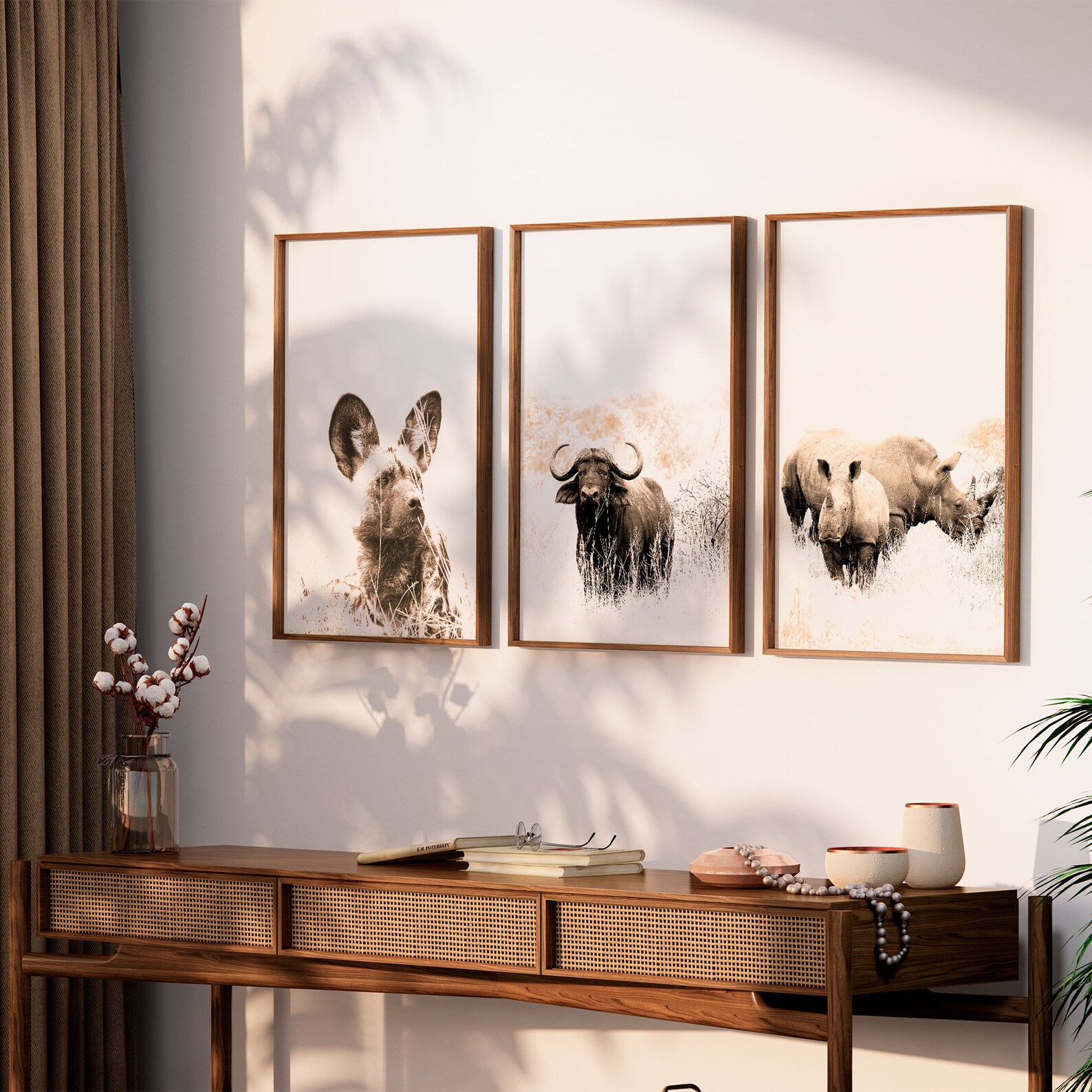 Safari Animal Photography Set, Bohemian Gallery Wall (digital Prints ...