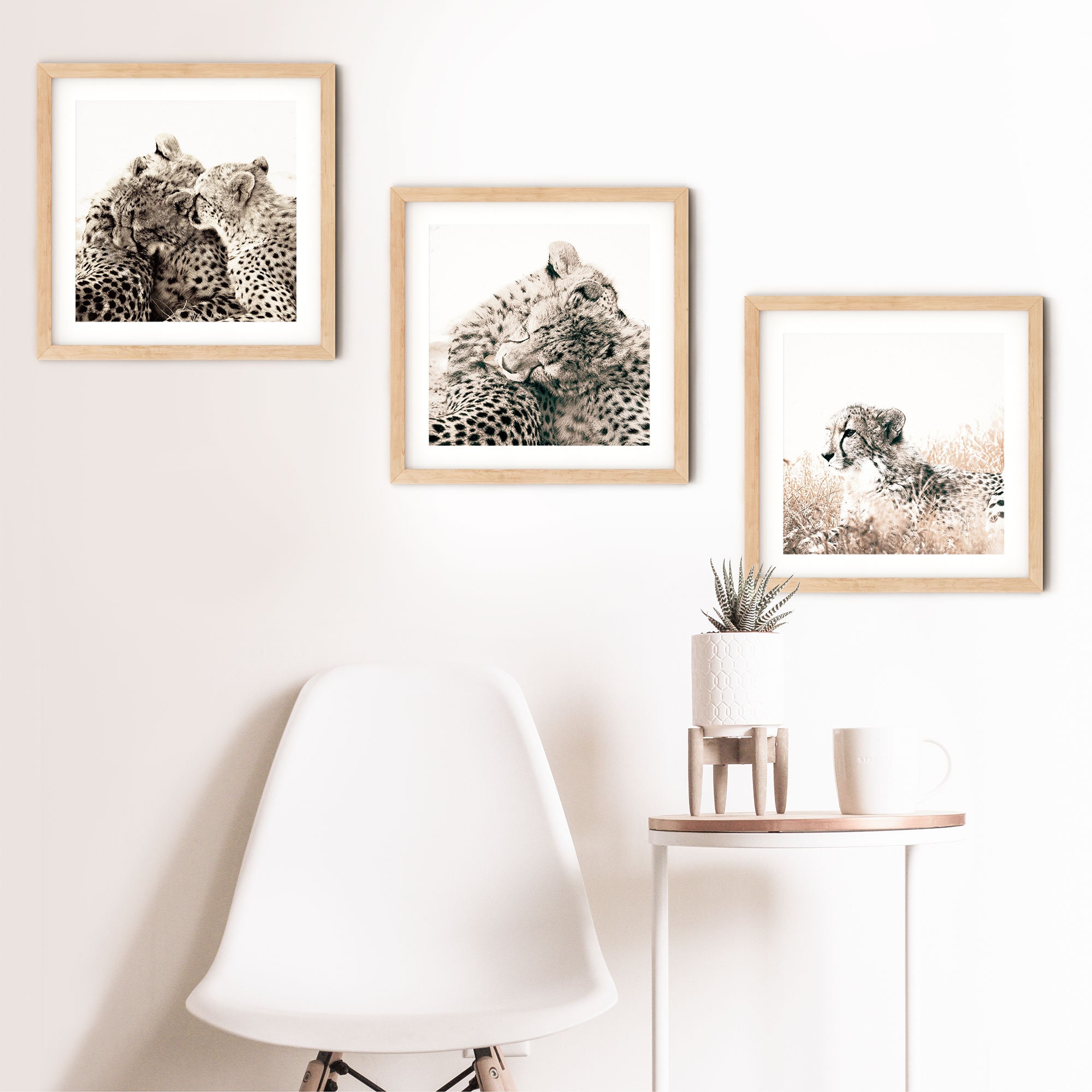 Cheetah Print Art to Download Cheetah Cub for Entrance Decor - Etsy
