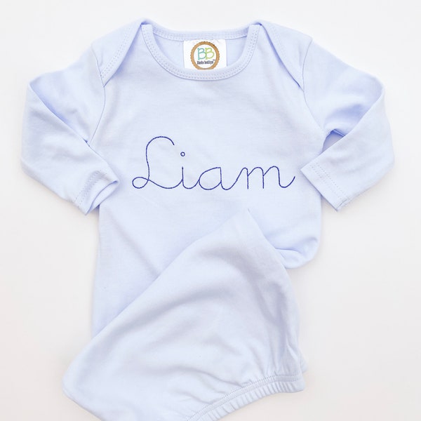 Baby Boy Gown - Etsy