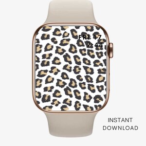 Apple Watch Wallpaper, Watch Background, Leopard Print Apple Watch ...